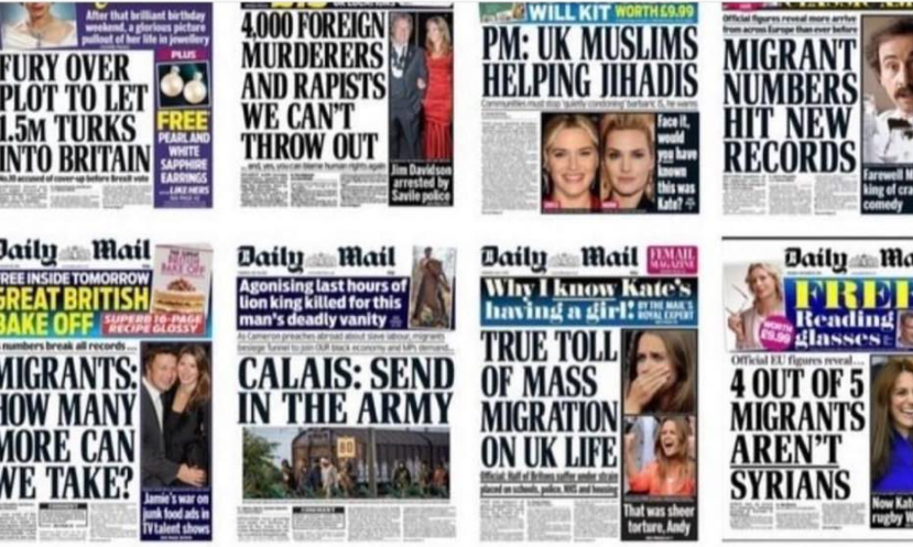 Examples of anti-Muslim and anti-immigrant rhetoric in right-wing press ...