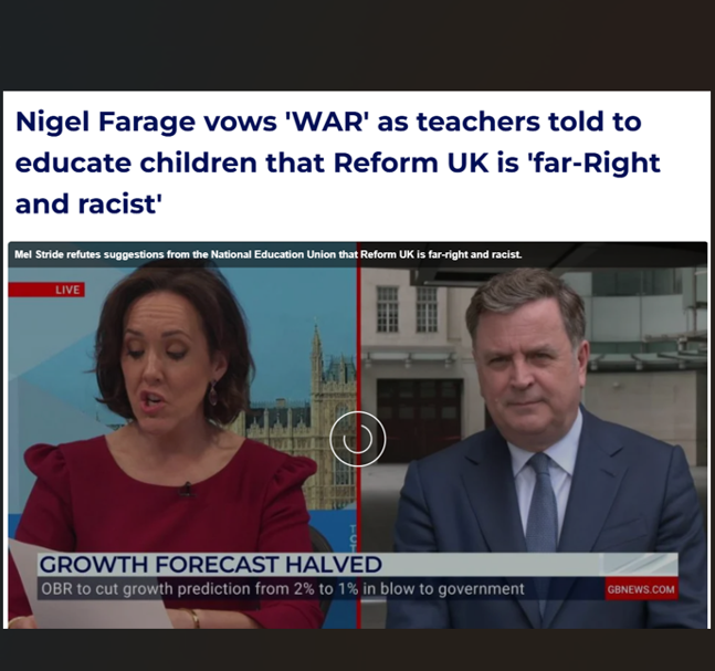Right-Wing Media Watch - GB News’ outrage over teaching union’s ...
