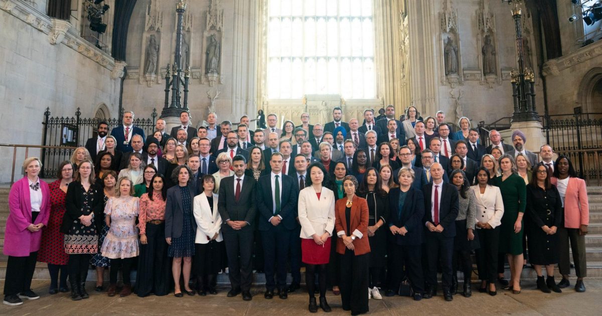 MPs join cross-party photo in solidarity with Labour colleagues barred ...